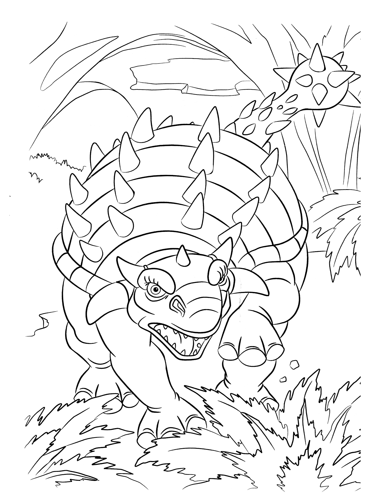 Dinofroz Coloring Pages Sketch Coloring Page