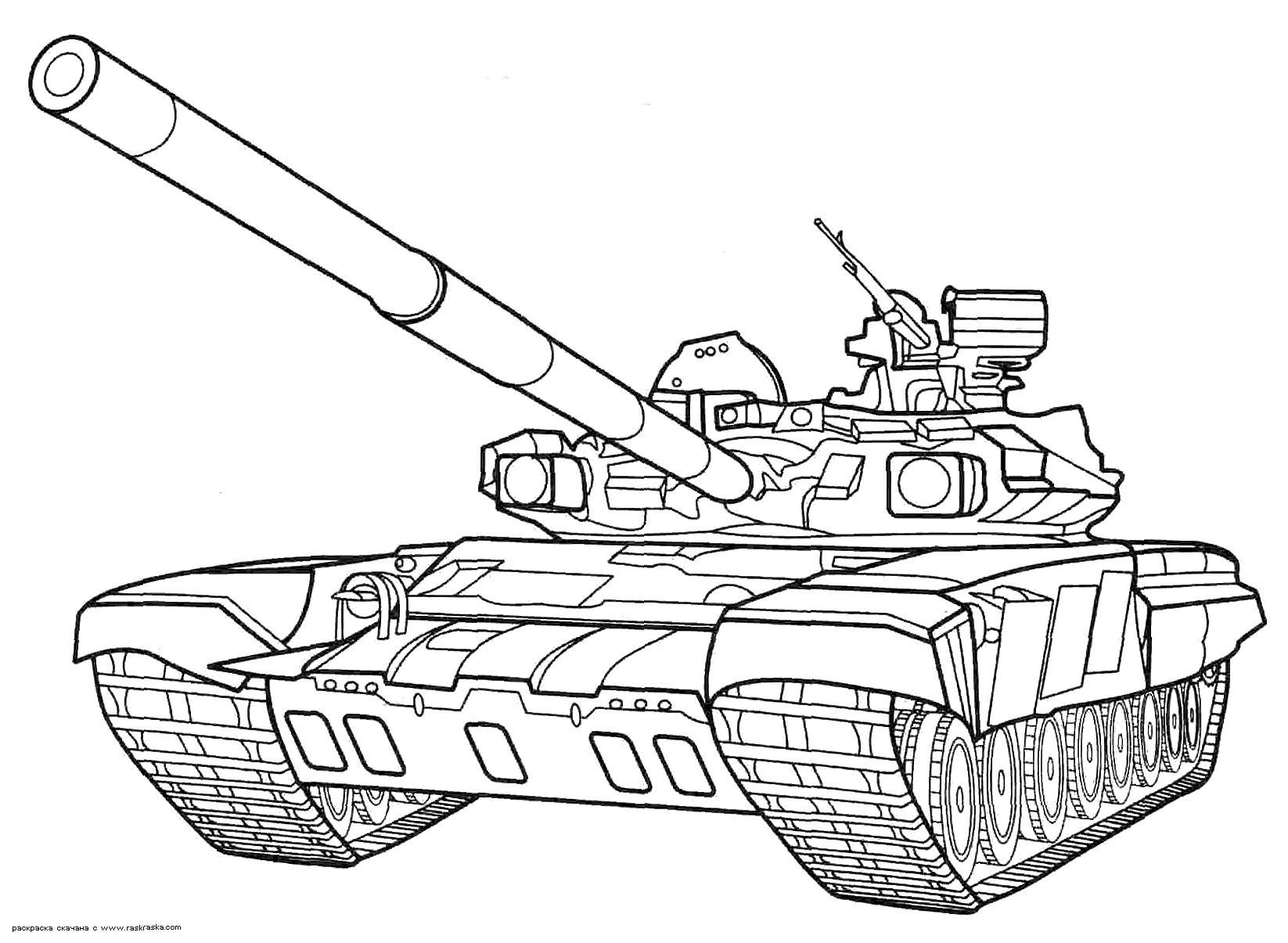 Kolorowanka - T-90